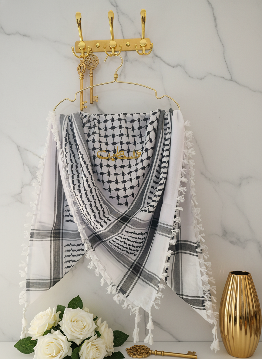 Falastin Keffiyeh Scarf – ISLANDSOUK